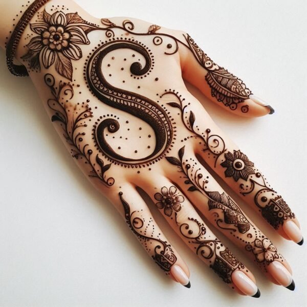 A to Z Alphabet Mehndi Designs | Top and Best Unique Pattern 2024