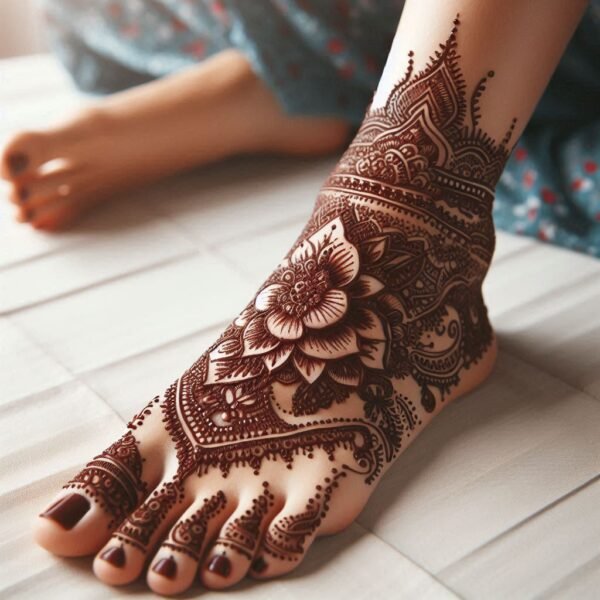 Simple Foot Mehendi Design 2024: Beautiful and Elegant Patterns ...