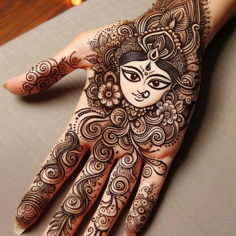 Best Mehndi Design in Durga Puja 2024: A Celebration of Art and ...