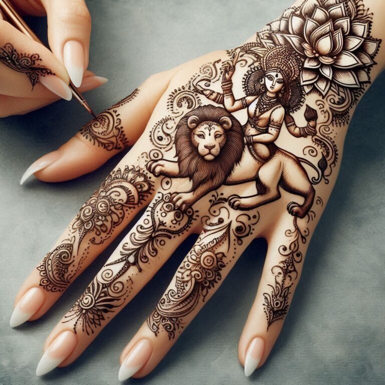 Best Mehndi Design in Durga Puja 2024: A Celebration of Art and ...