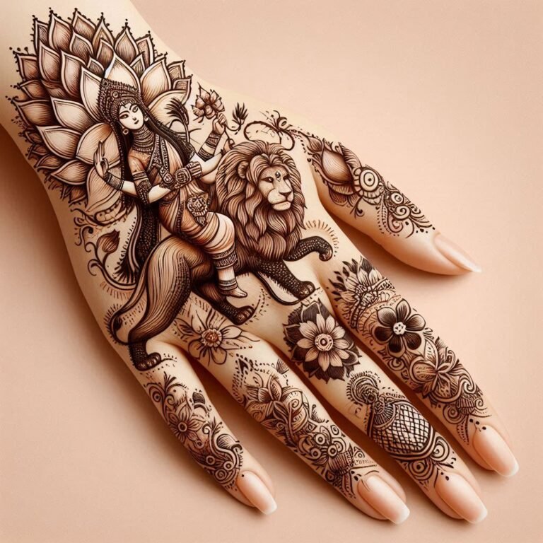 Best Mehndi Design in Durga Puja 2024: A Celebration of Art and ...
